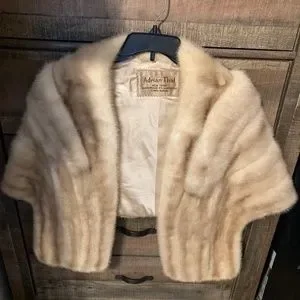 Adrian Thal | Jackets & Coats | Vintage Adrian Thal Mink Fur Coatcape ...